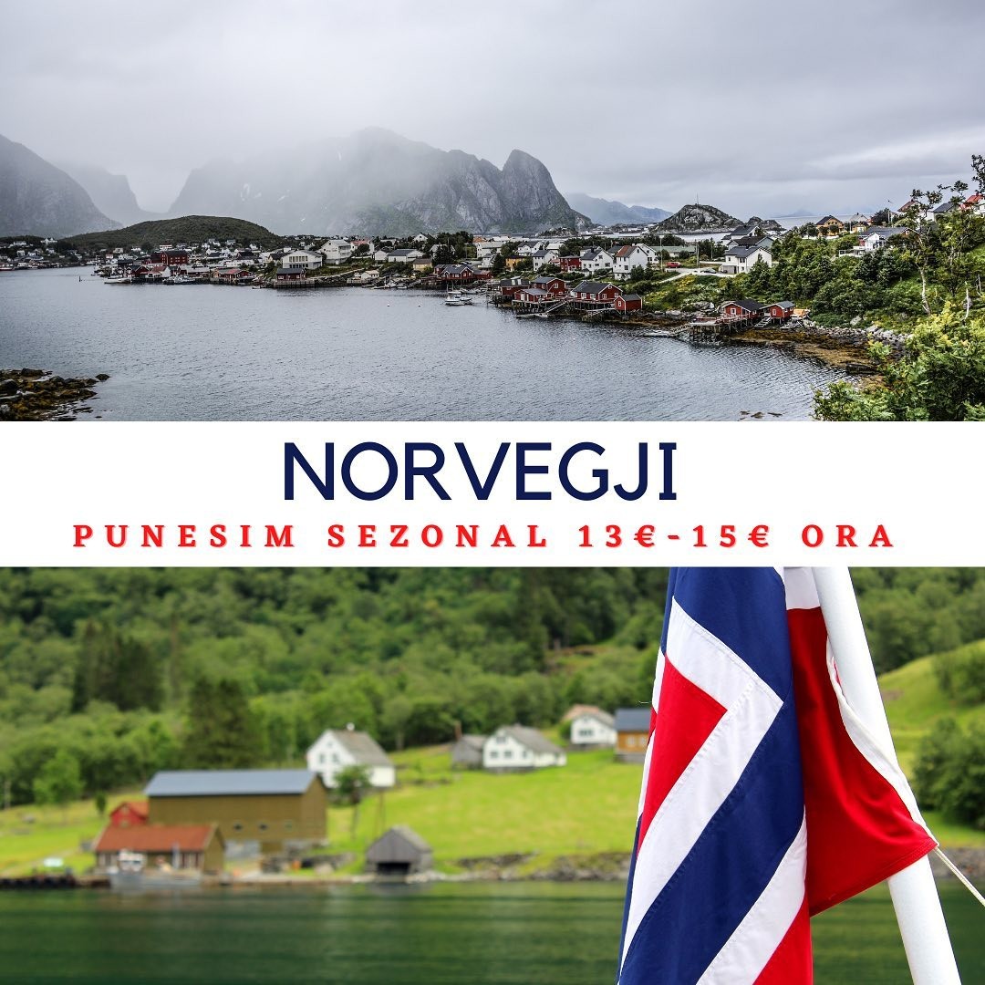 NORVEGJI – Punesim 6 mujor sezonal – PunaJuaj.com